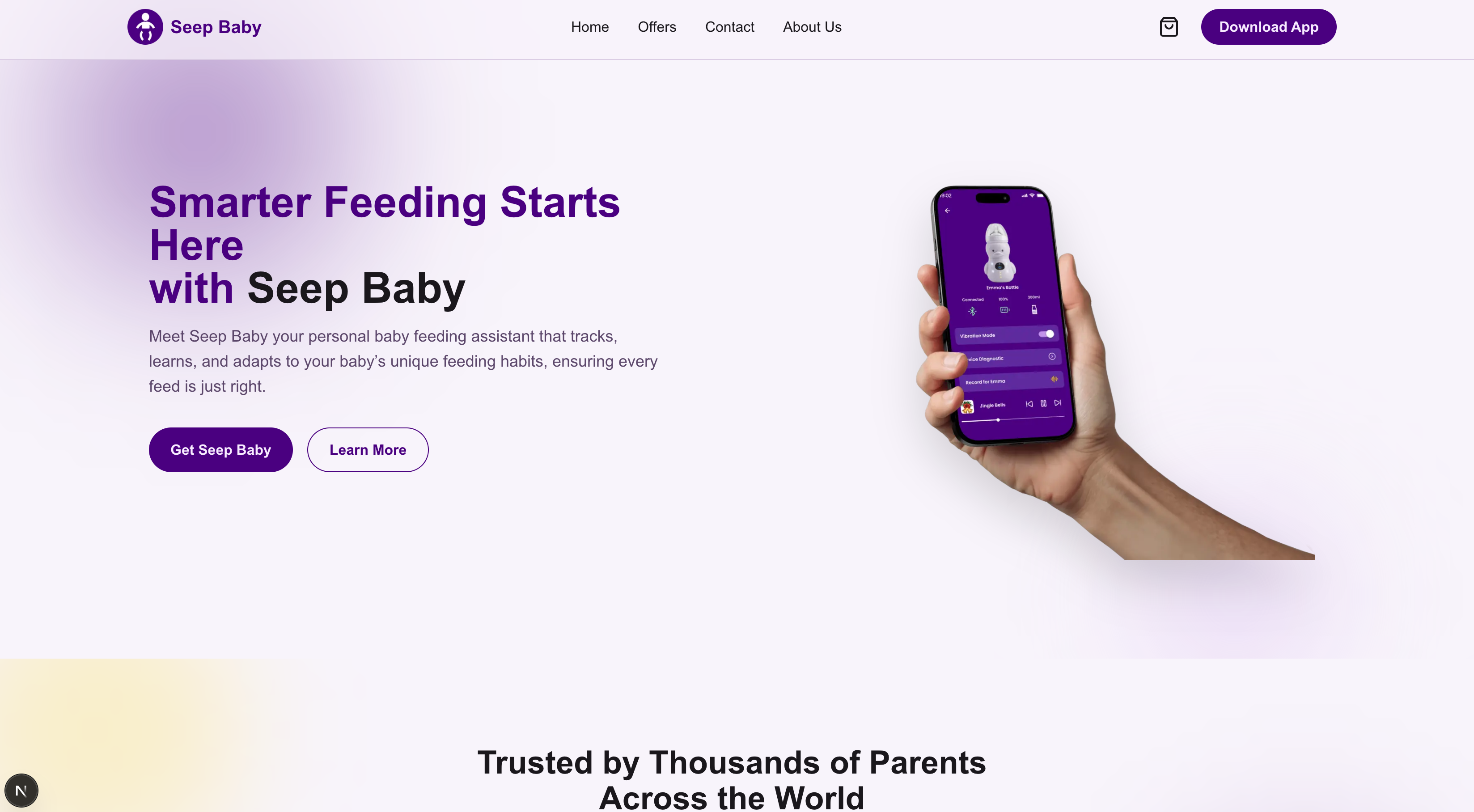 Seep Baby - Smart Feeding Made Simple